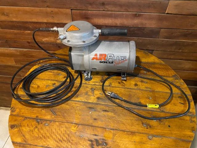 compressor de ar air plus schulz silver conservado ms 2.3 1/3 cavalos ...