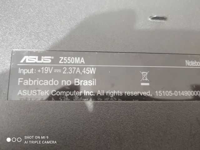 "asus z550ma" no Brasil