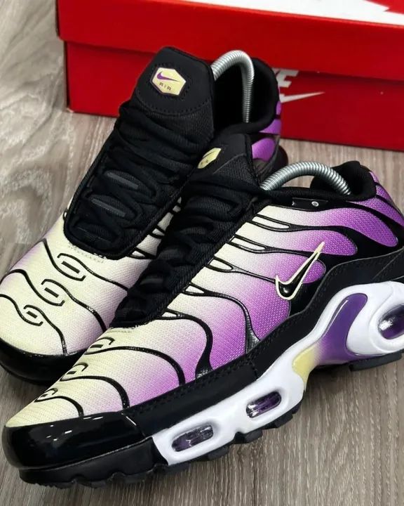 Tênis NIKE AIR MAX TN PLUS PRETO/ROXO MASCULINO (38 AO 43) - LINHA LUXO ...