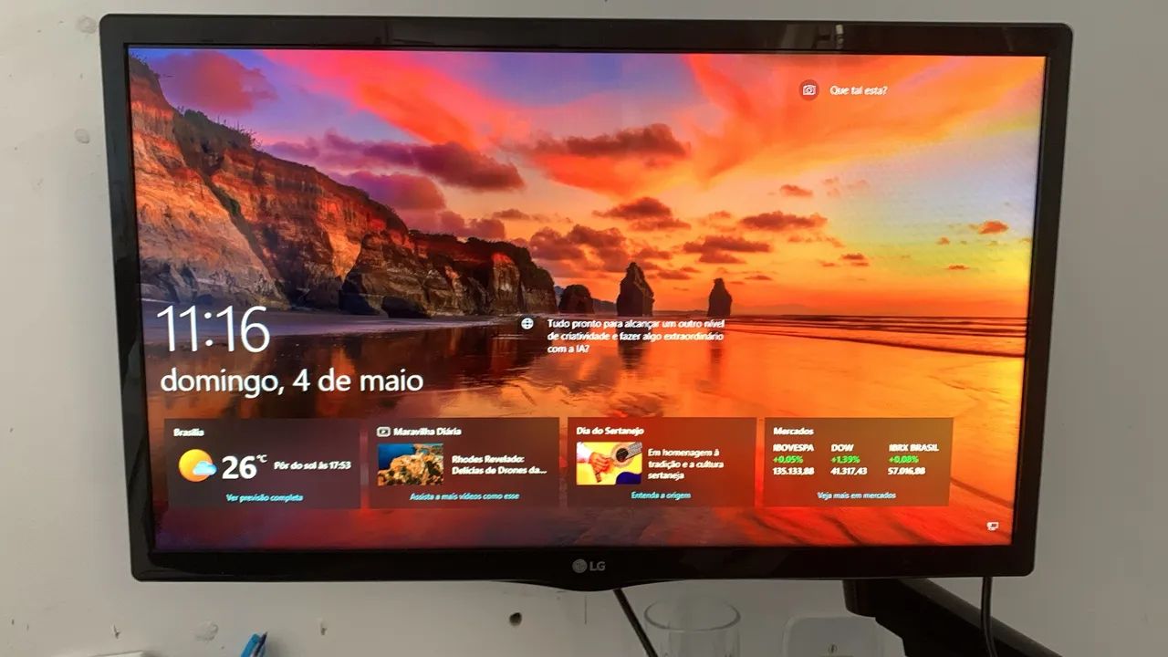 TV LG 24 polegadas LED com conversor digital- não é smart - TVs - Setor Habitacional Vicente ...