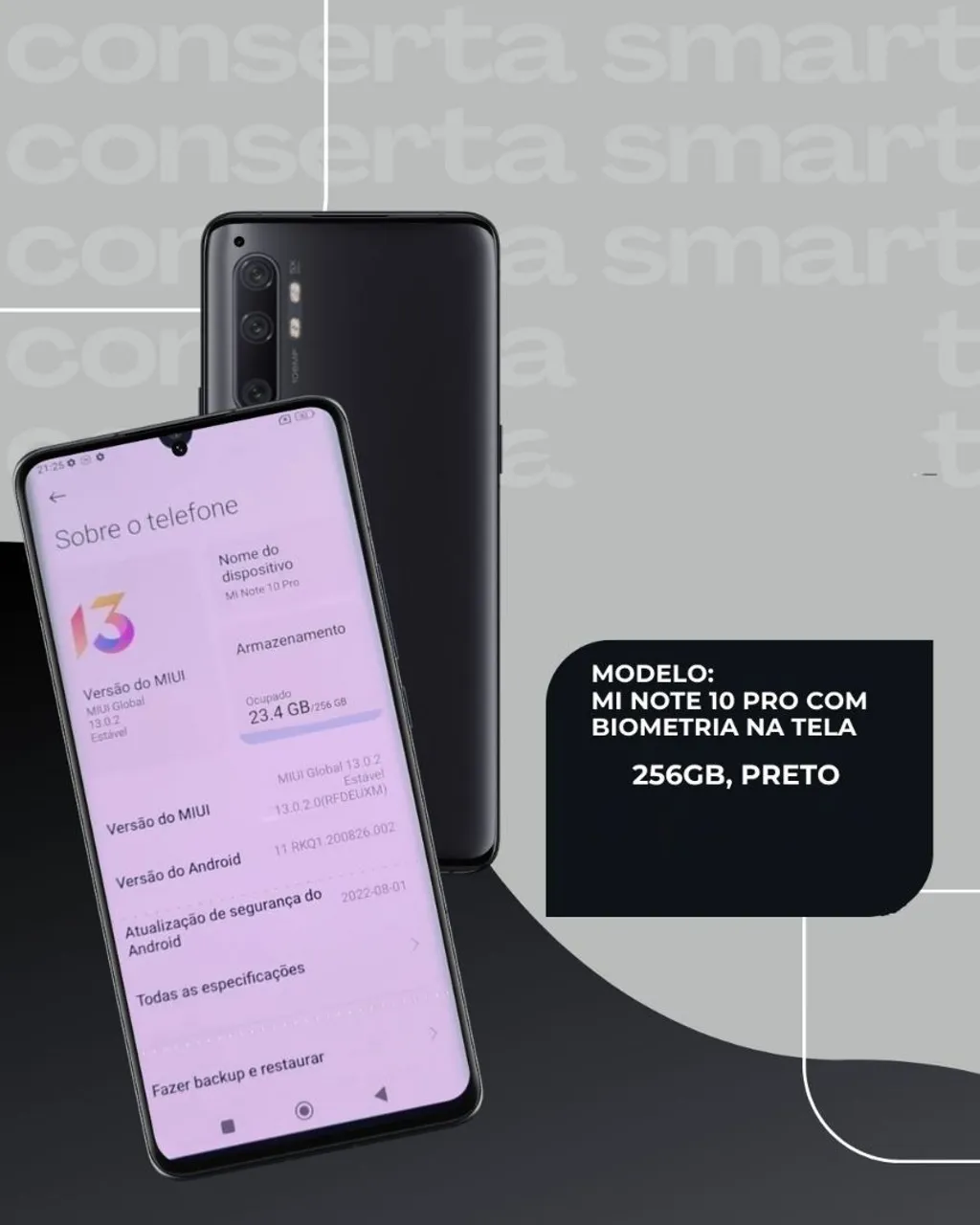 "mi note 10 pro" - Celulares Usados, seminovos e Novos no Brasil