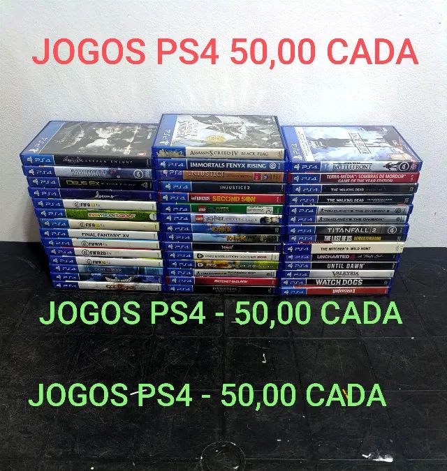 jogos ps4 50,00 Cada - Ac cartão e Olx pay - Jogos de Vídeo Game ...