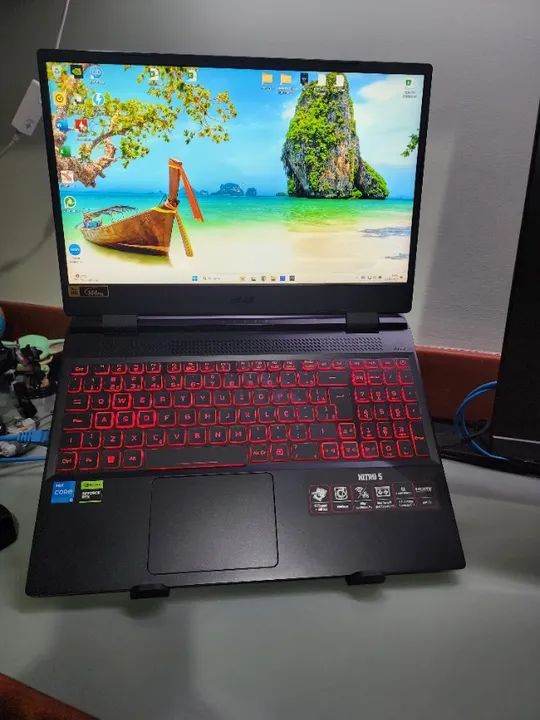 Notebook Acer Core i5 12a geração rtx 3050 16gb ram 480gb ssd tela ...