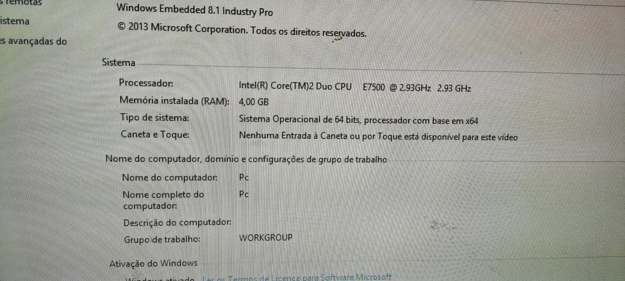 Computador core 2 duo, 4 gb ram, 1000 jogos SNES e arcade, trabalho e ...