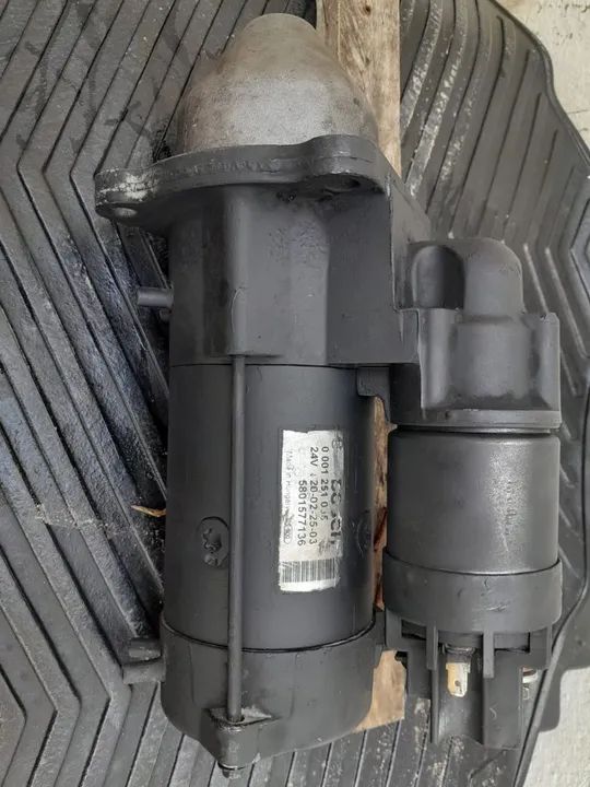 Motor de Partida BOSCH 24 volts remanufaturado Iveco Tector 11-190 ref ...