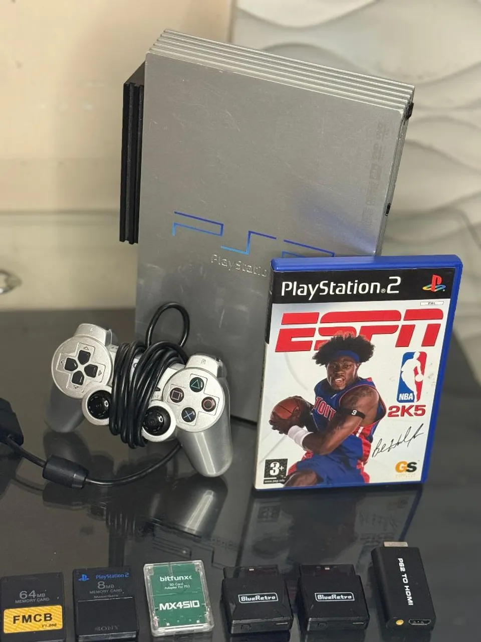 "playstation 2 fat desbloqueado" - Consoles de Vídeo Game no Brasil