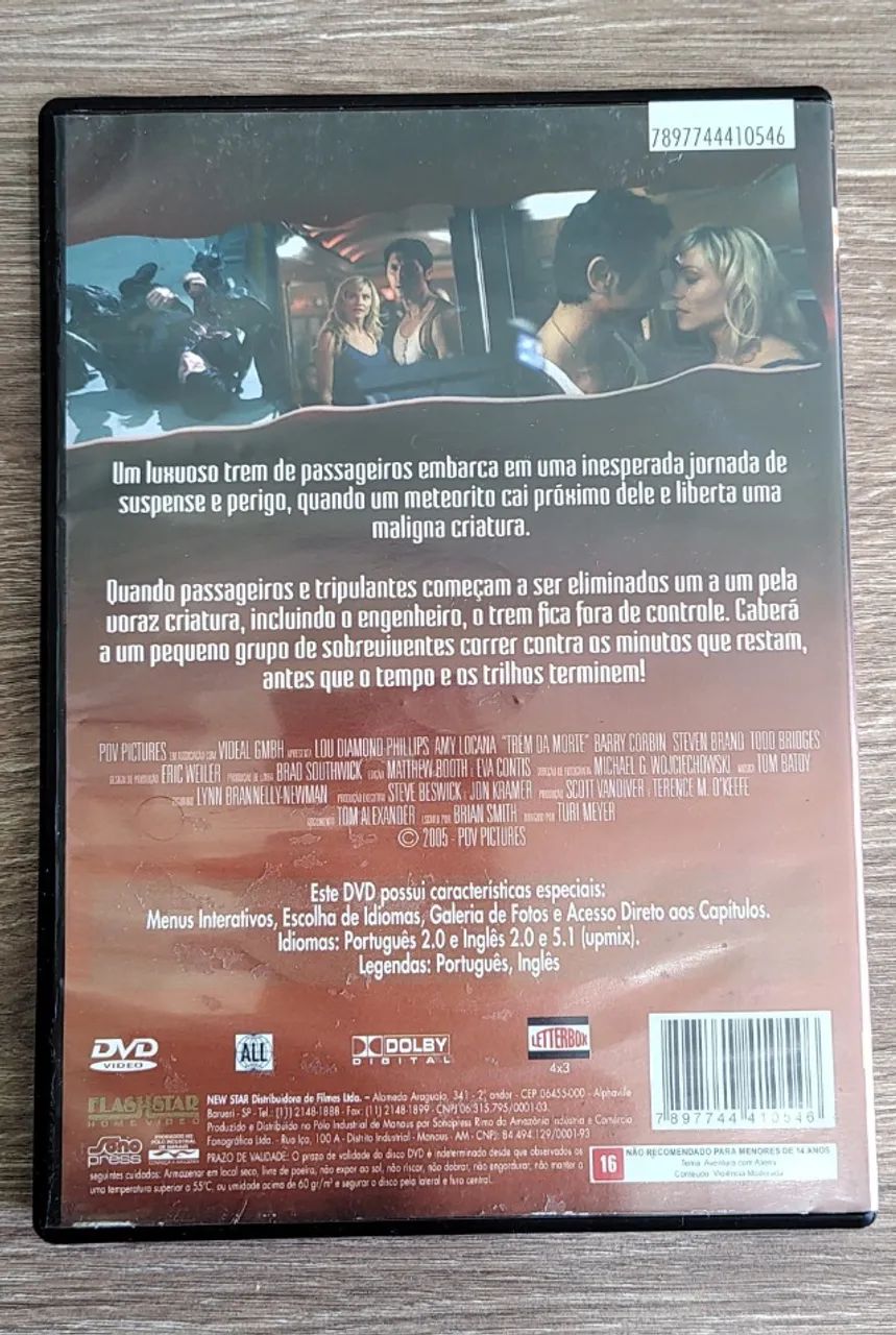 Lote de 2 DVDs originais: O Espião + Trem da Morte - CDs, DVDs etc - Lindóia, Curitiba ...