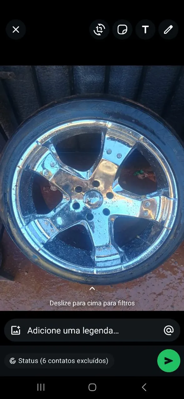 "rodas cromadas aro 22" - Peças para carros, vans e utilitários no Brasil