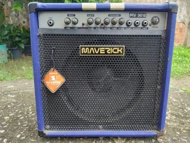Amp Maverick 3012 por pedaleira - Instrumentos musicais - Parque Maitá ...