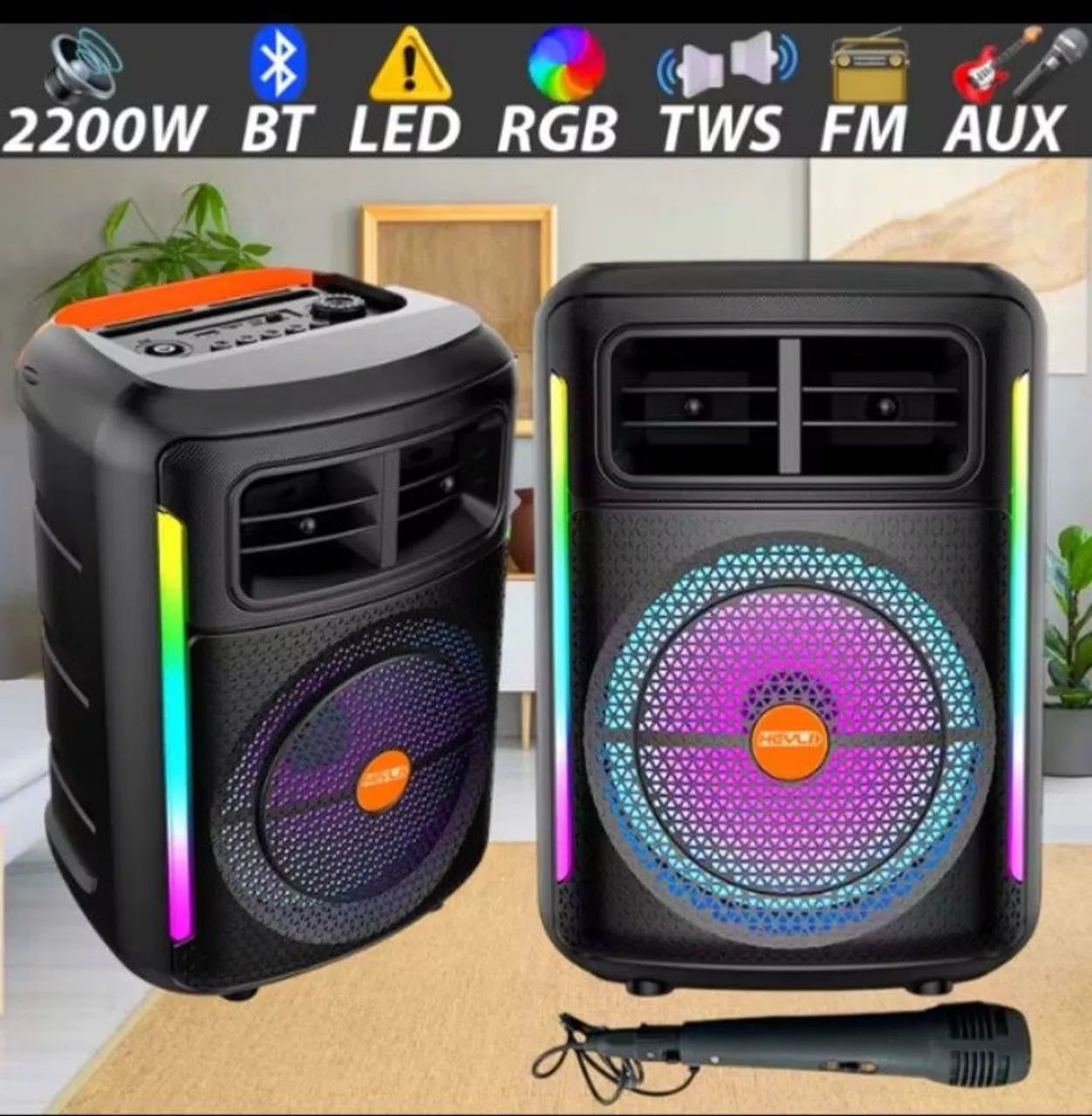 Cx som bluetooth 2200wats - Aparelhos de Som - Vila Palmira, Campo ...