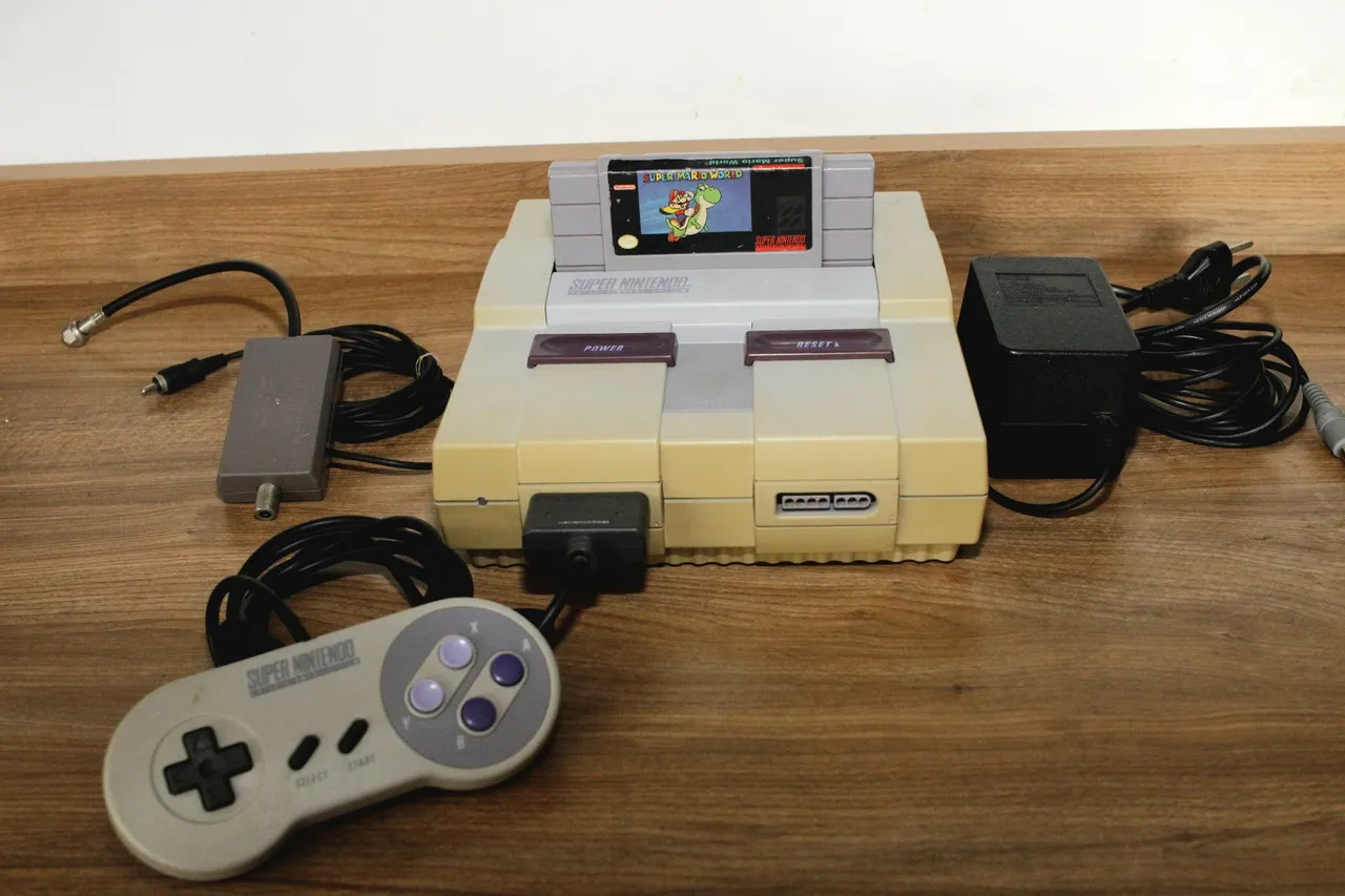 "super nintendo original" no Brasil