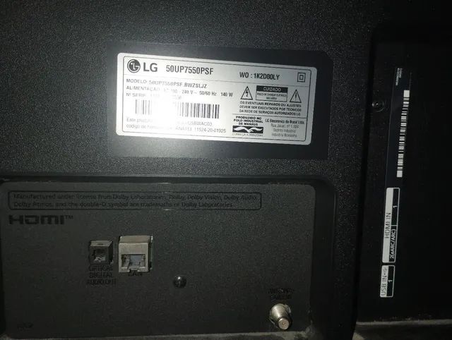 "tv lg de 50 polegadas" no Brasil