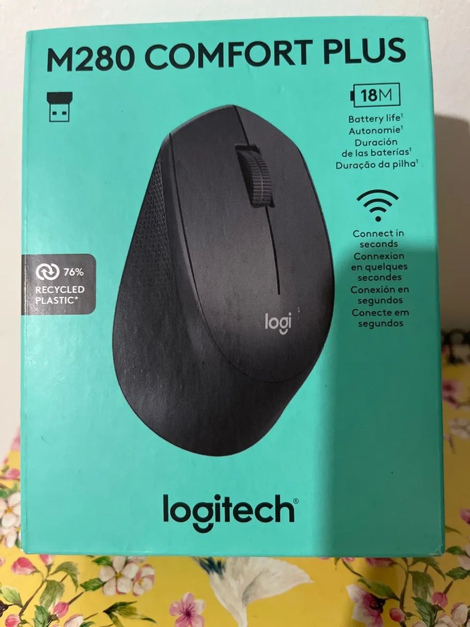 Mouse Logitech M280 Comfort Plus - Novo - Periféricos e Acessórios de ...