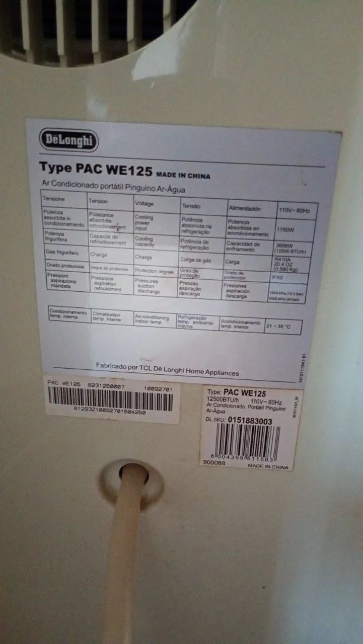 AR CONDICIONADO PORTÁTIL 12500 BTU'S - Ar-condicionados - Fazenda ...