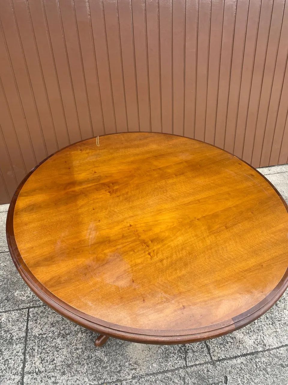 Mesa de Jantar Redonda em Madeira Maciça - Super Conservada - Mesas ...