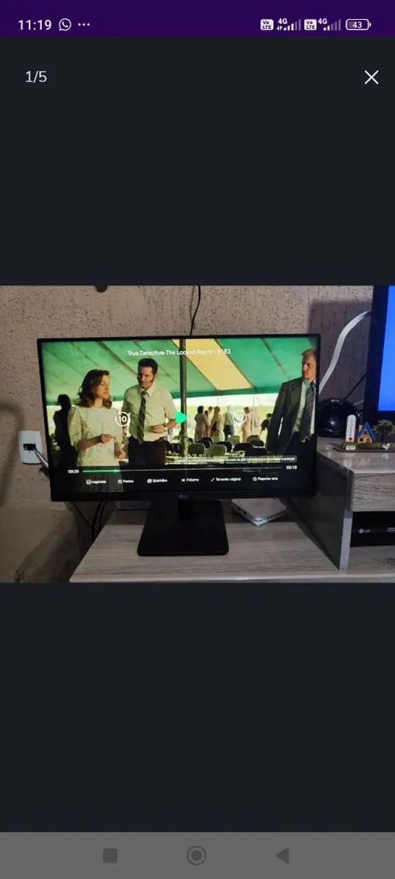 Monitor LG Full HD 24" polegadas - Monitores - Vila Pinho Vale do Jatobá (Barreiro), Belo ...