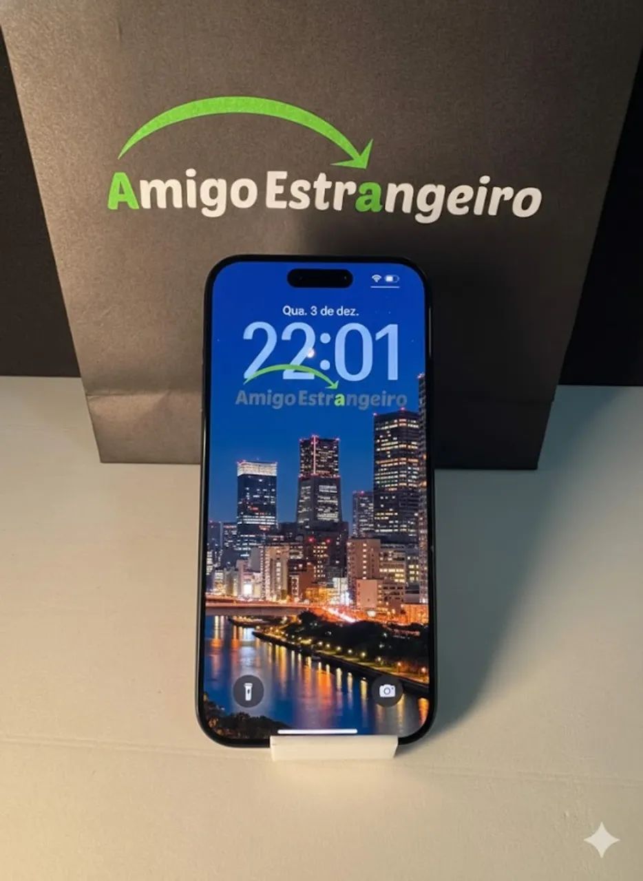 ? iPhone 15 Pro Max 256GB - Titânio Preto | Revisado e com Garantia ...