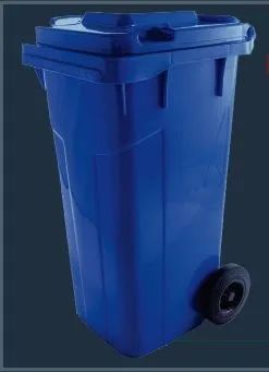 Contentor Plastico de Lixo 240 Litros com Rodas - Utensílios Para Banheiro e Limpeza - Rio ...