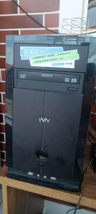 Computador Completo CCE Sony - Ótimo estado! - Computadores e Desktops ...