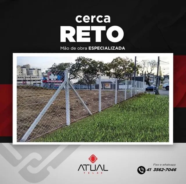 CERCA PRONTA MODELO RETO 1,50M ALTURA SEM BALDRAME - Segurança ...