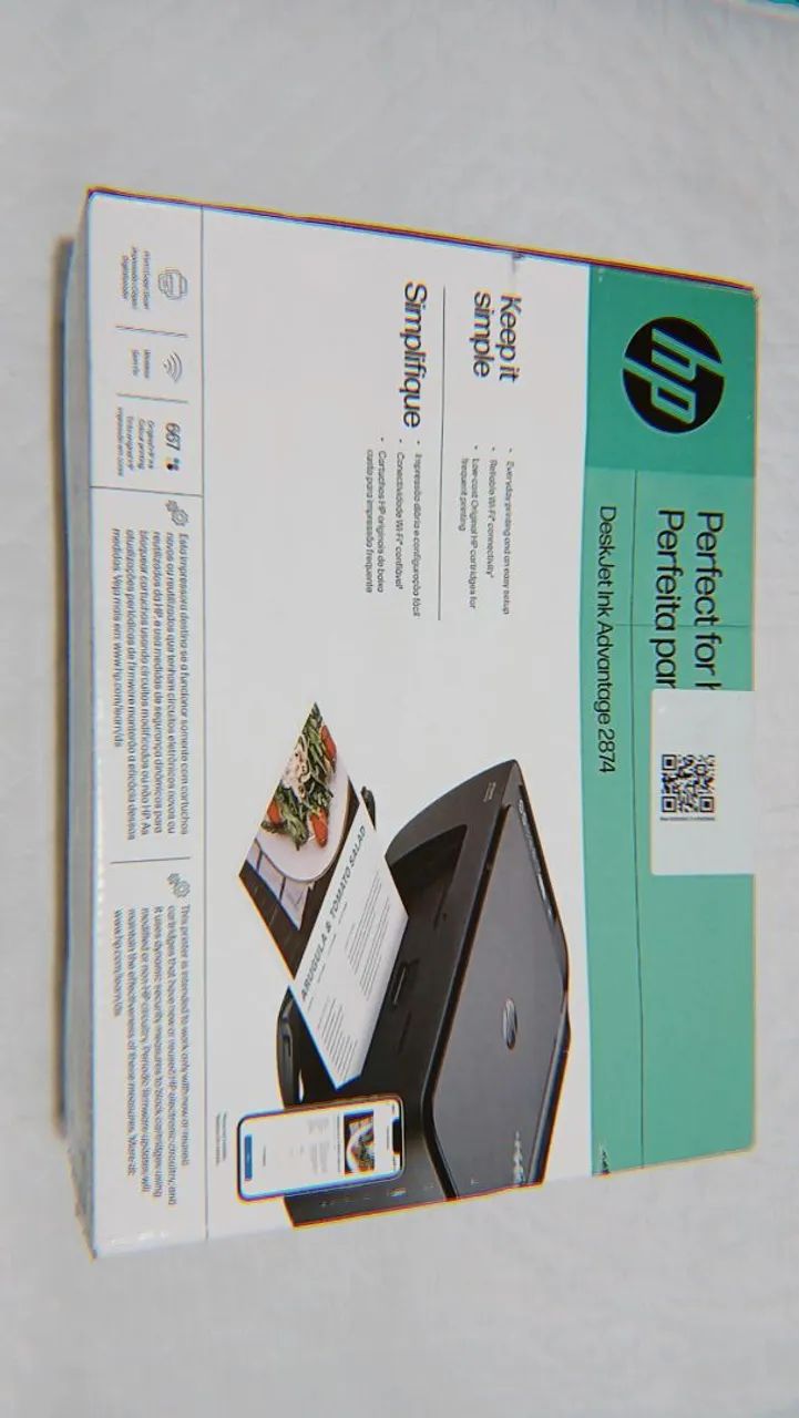 Impressora HP Deskjet Ink Advantage 2874 - Nova - Periféricos e Acessórios de Computador ...
