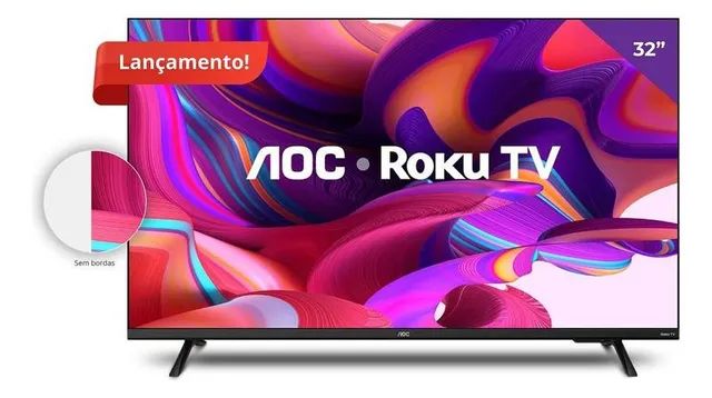 "smart tv led 32 aoc" no Brasil