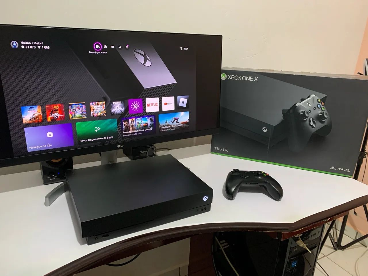 Xbox One X. 1Tb. Completo. 4K, HDR, FreeSync. - Consoles de Vídeo Game ...