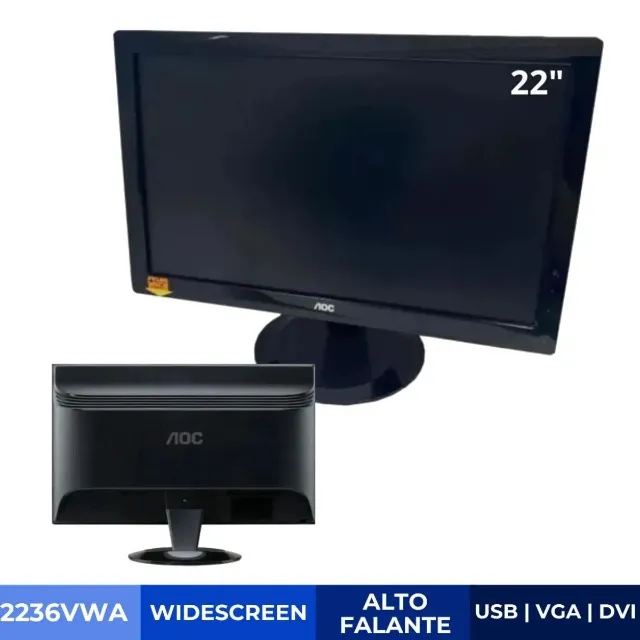 "monitor aoc 21 polegadas" - Monitores no Brasil