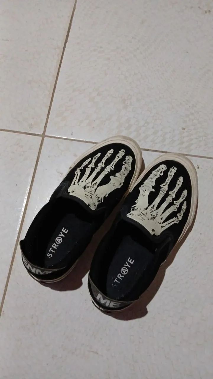 Tênis Slip On Caveira Stroye - Calçados - Vila Embratel, São Luís ...