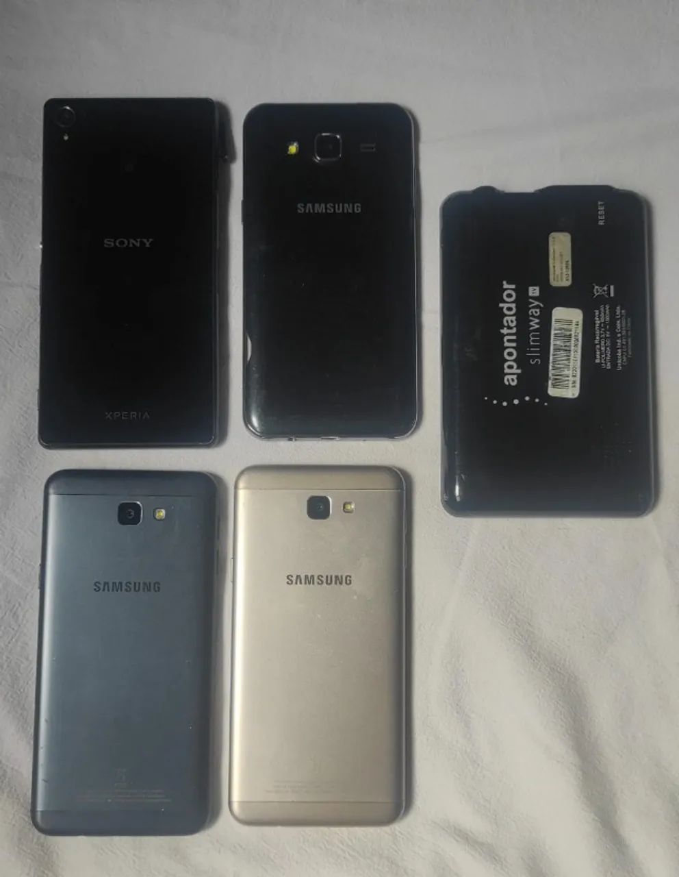 Lote 8 Aparelhos (iPhone 4S, BlackBerry, Nokia E63, Samsung e GPS ...