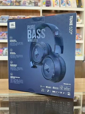 Headphone Jbl Tune 520BT Azul- Loja Fisica- Parcelamos sem juros - Fones de Ouvido - São Braz ...