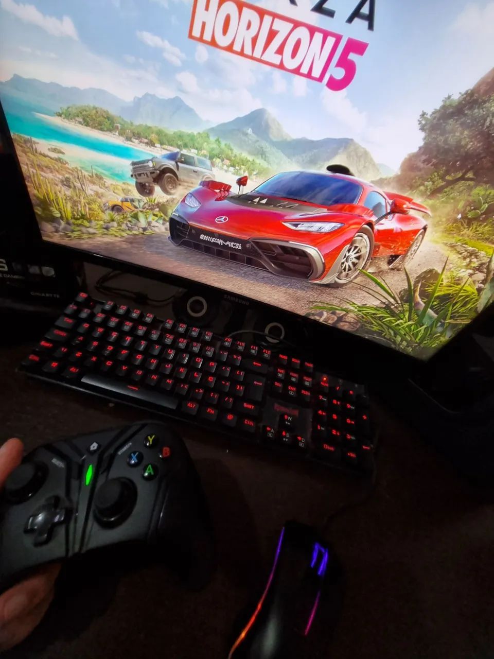 SETUP Gamer COMPLETO i5-9400F | 16GB RAM | Monitor Curvo 27" | Troco ...