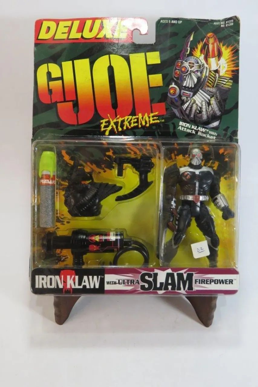 GI Joe Extreme Deluxe - Iron Klaw with Ultra Slam Firepower - Fabricado ...