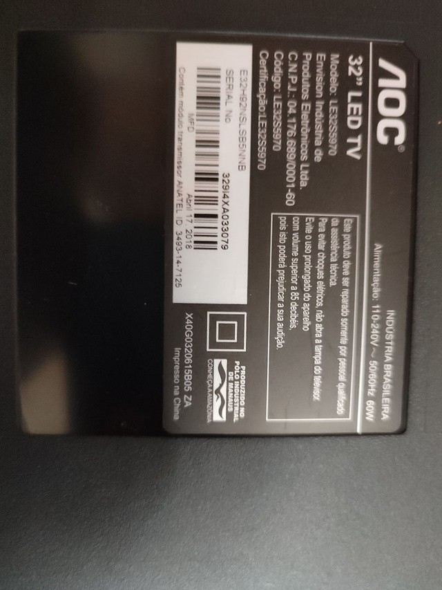Display tv aoc | +156 anúncios na OLX Brasil