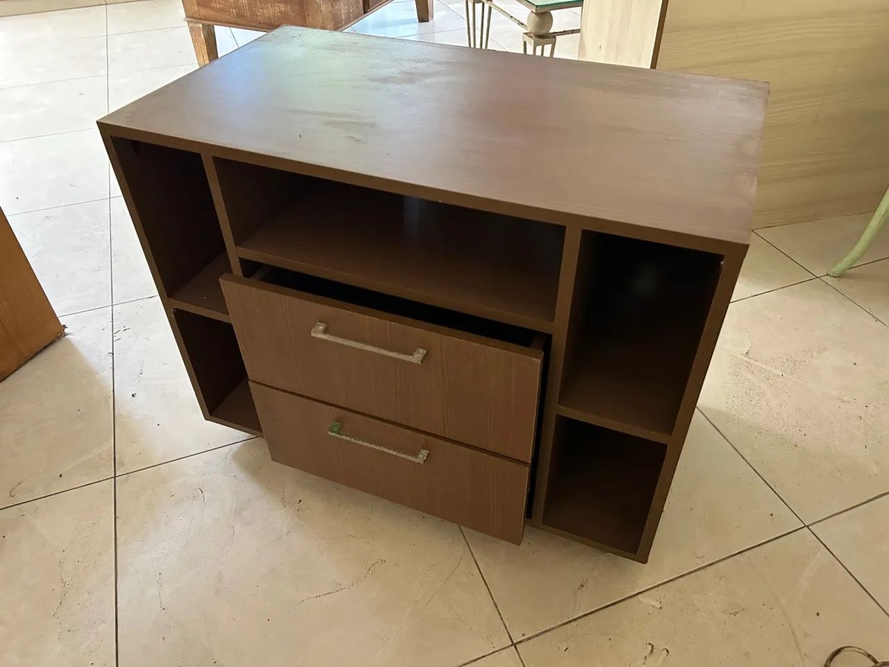 Rack em MDF com duas gavetas - Racks e Painéis - Cruz das Almas, Maceió ...