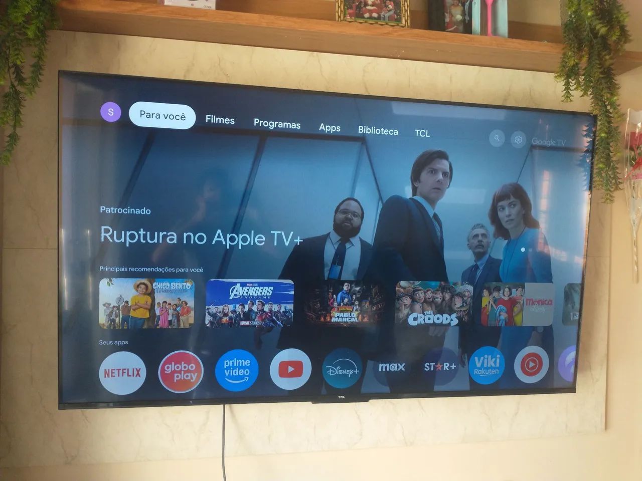 TV TCL Smart 4K com Google TV 50 polegadas - TVs - São João do Outeiro (Outeiro), Belém ...