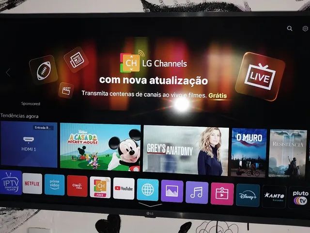 "smart tv lg 4k 43 polegadas" no Brasil