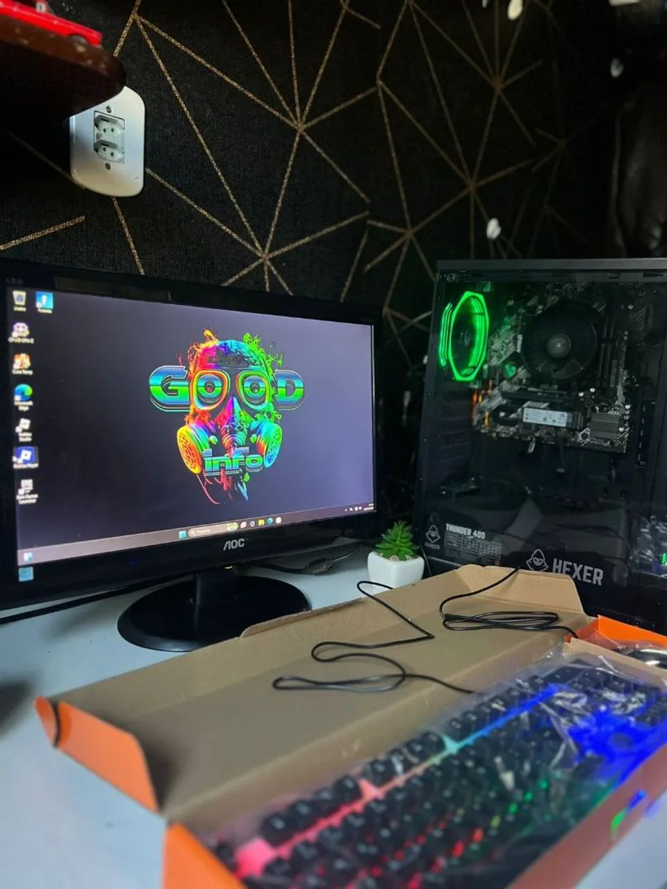 PC Gamer Completo Ryzen 5 5600g + Vega 7 + 16Gb - Computadores e ...