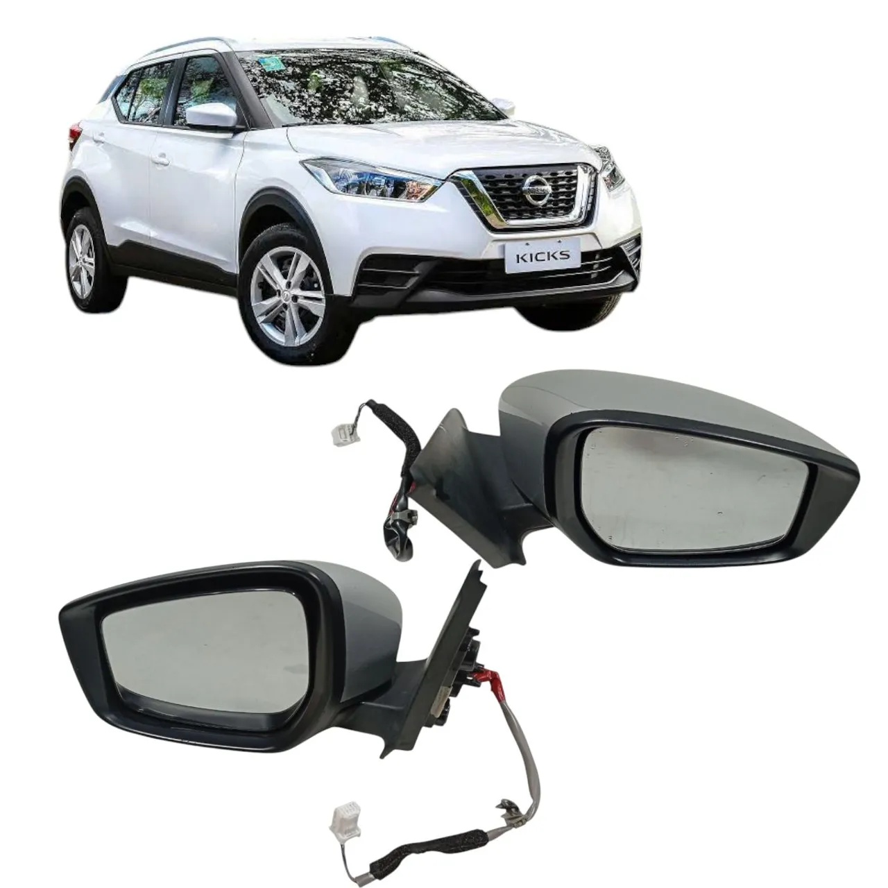 "retrovisor nissan kicks" - Peças para carros, vans e utilitários no Brasil