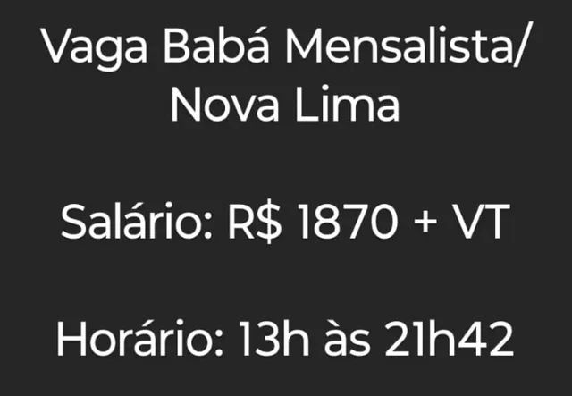 "vaga de baba" no Brasil