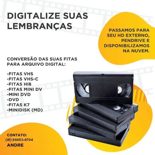 "conversao vhs" no Brasil