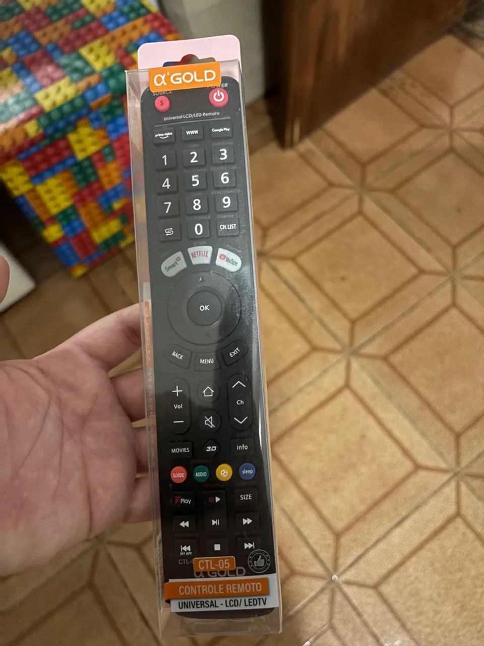 Controle Remoto Universal A'Gold CTL-05 - Peças e Acessórios para TV ...