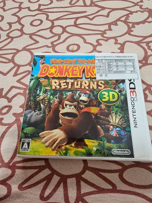"donkey kong country returns 3ds" no Brasil