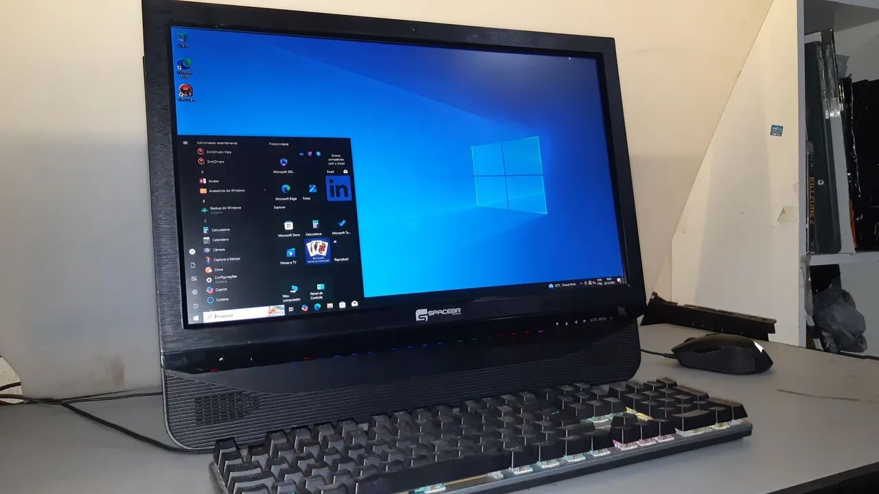 Computador PC Intel core i5 8gb RAM 22 polegadas all in one - Computadores e Desktops - Vila ...