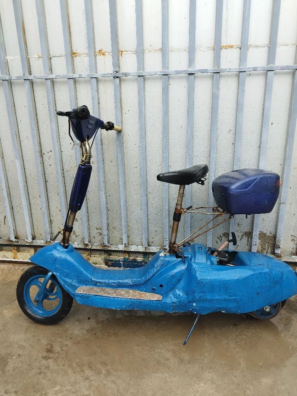 Troco por walk machine scooter elétrica adaptada com motor de roçadeira ...