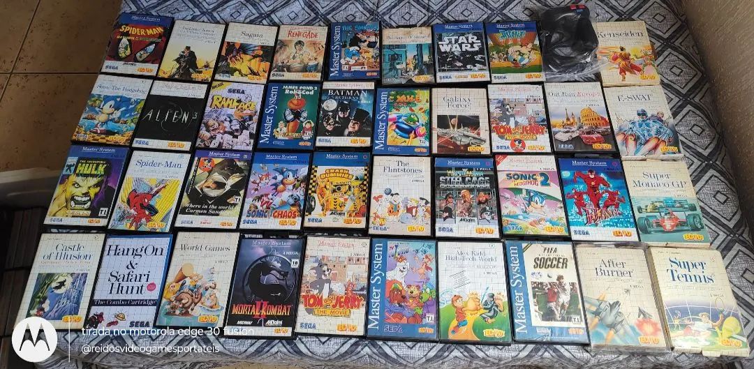 Coleção de master system - Jogos de Vídeo Game - Taguatinga Centro ...