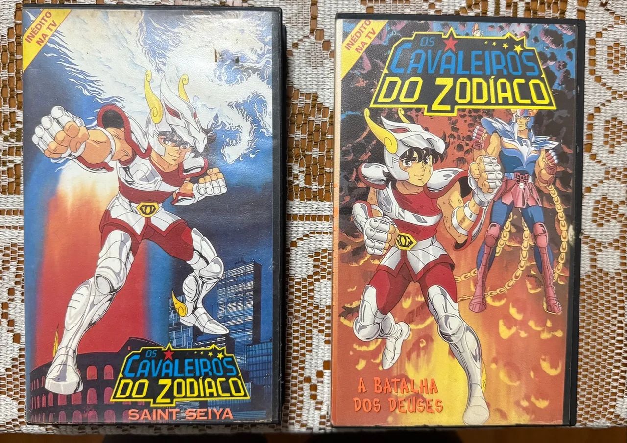 VHS - Os Cavaleiros Do Zodíaco filmes originais da época - CDs, DVDs ...