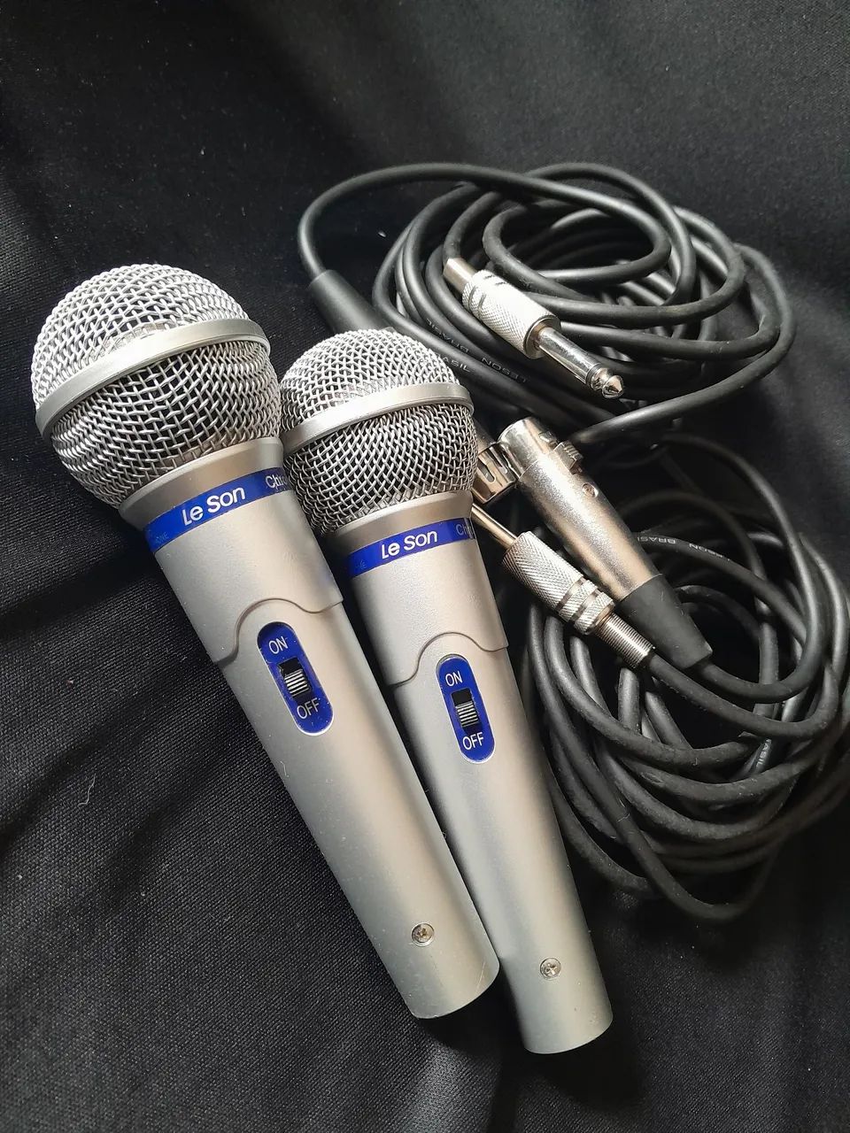 2 MICROFONES DINÂMICOS CARDIÓIDES LESON MC-100 - Microfones e ...