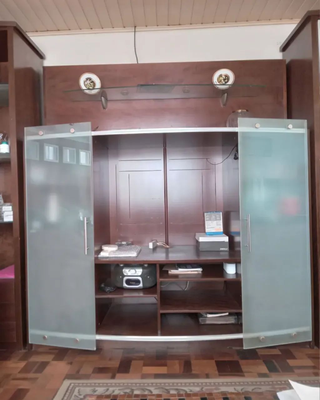 ESTANTE RUDNICK MDF IMBUIA - Móveis Para Organização - Água Verde ...