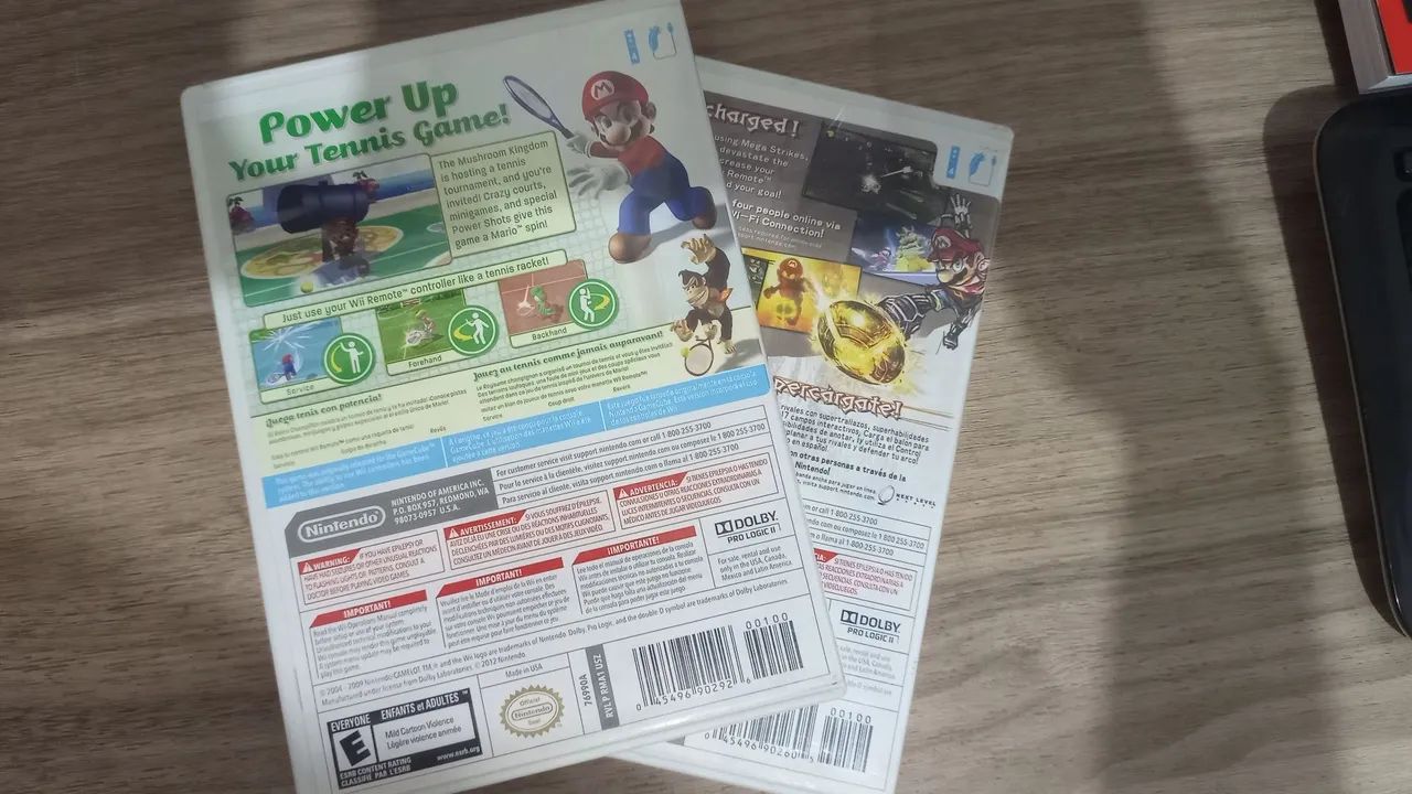 Mario Tennis e Mario Strikers Nintendo Wii - Jogos de Vídeo Game - Alto ...